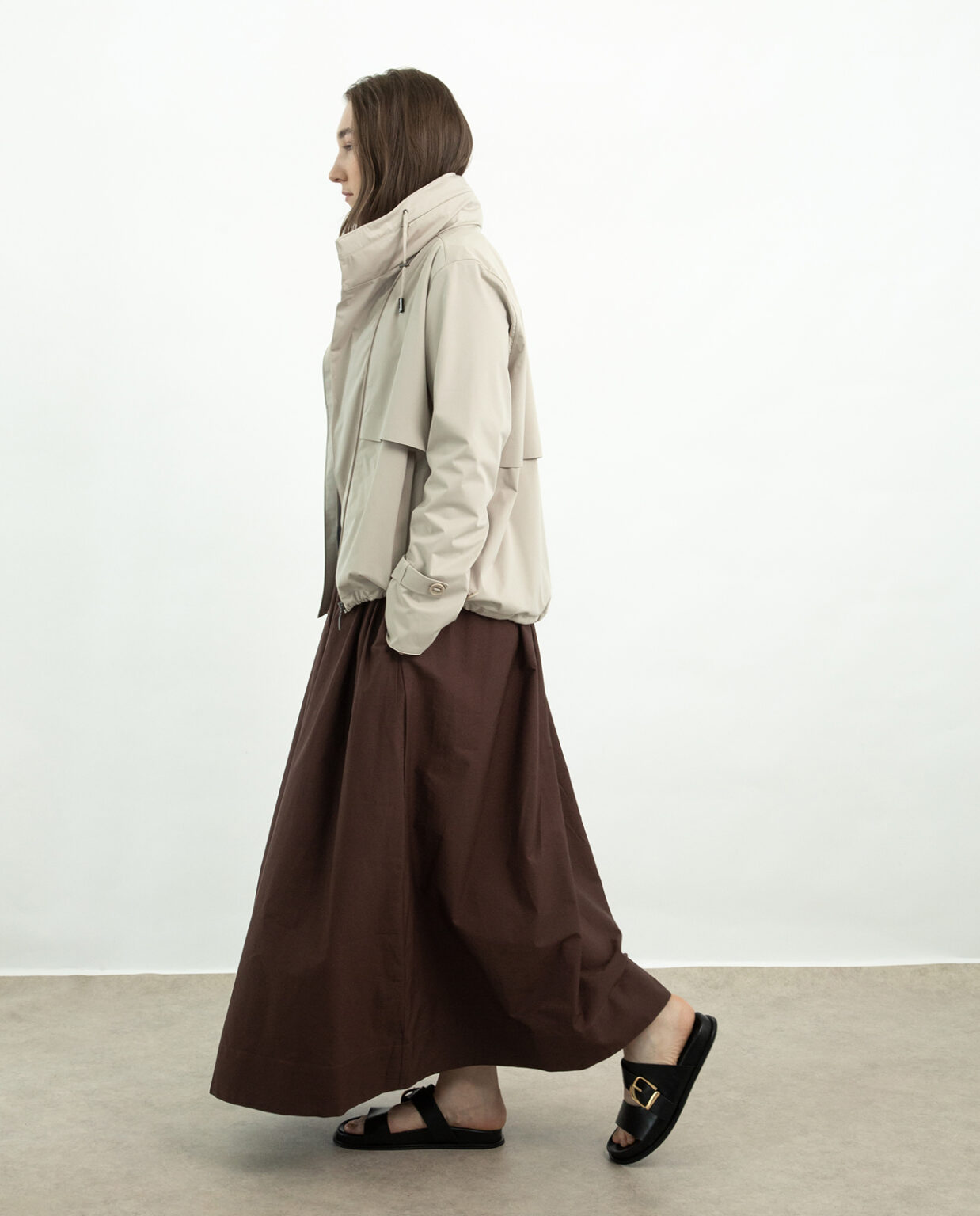 The Waterproof City Walker Portland stone women's designer raincoat I ...