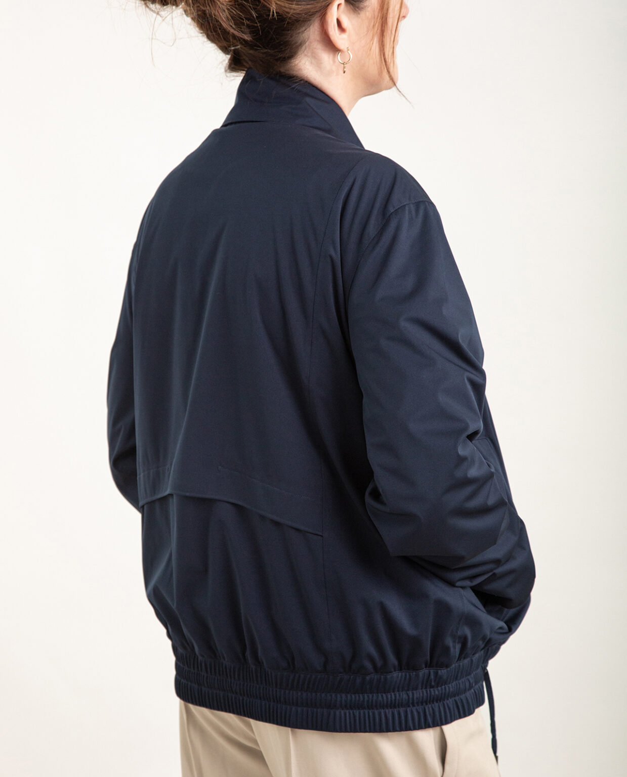 The Harrington Midnight navy Harrington jacket waterproof I Protected ...