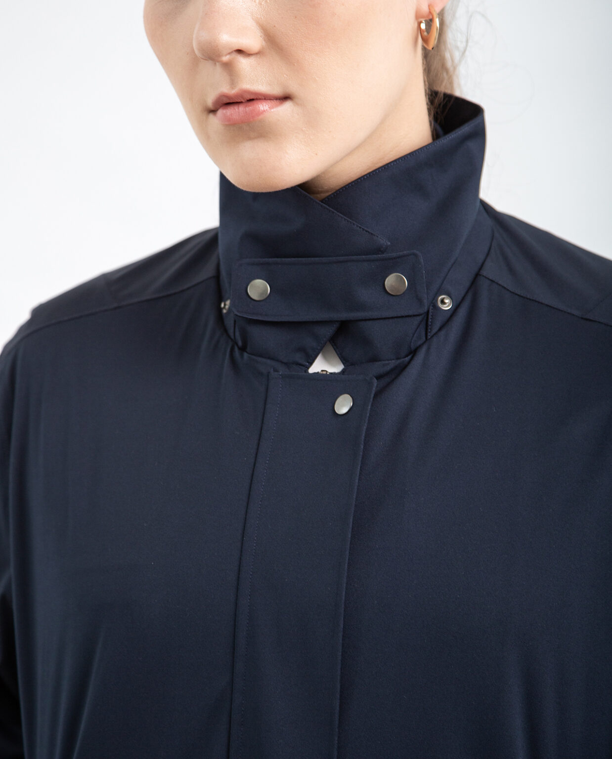 The Harrington Midnight navy fleece lined. Fleece lined waterproof coat ...